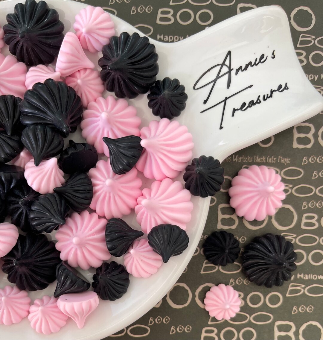 Pink Glam Kisses | Fake Kiss Meringues - Etsy