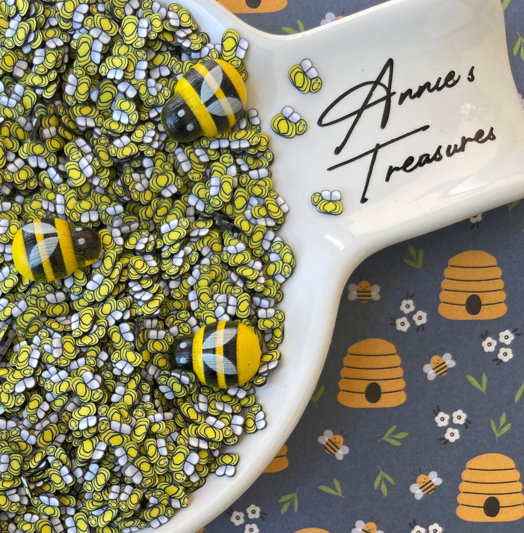 Fake Bee Sprinkles | Bee Decor |fake 5mm Clay Bee Sprinkles - Etsy