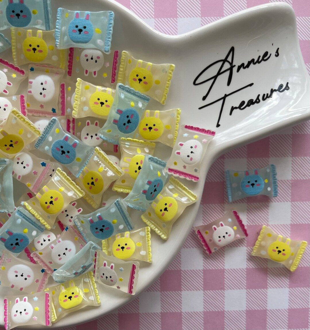 Easter Candy Cabochons| Easter Bunny Cabochons | Spring Resin Cabochons ...