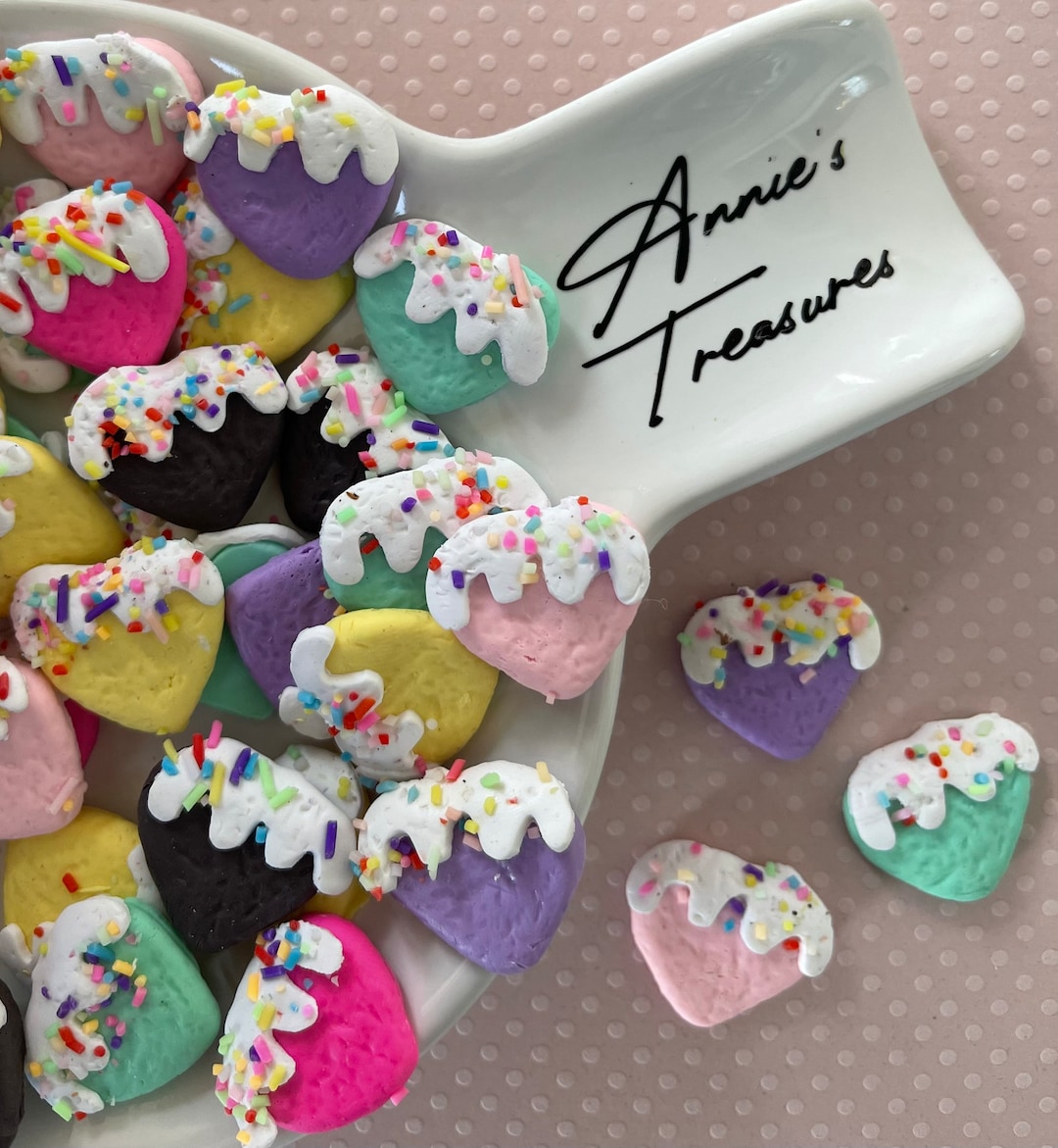 Pastel Heart Cabochons | Valentine’s Heart Cabochons | Sundae Heart ...