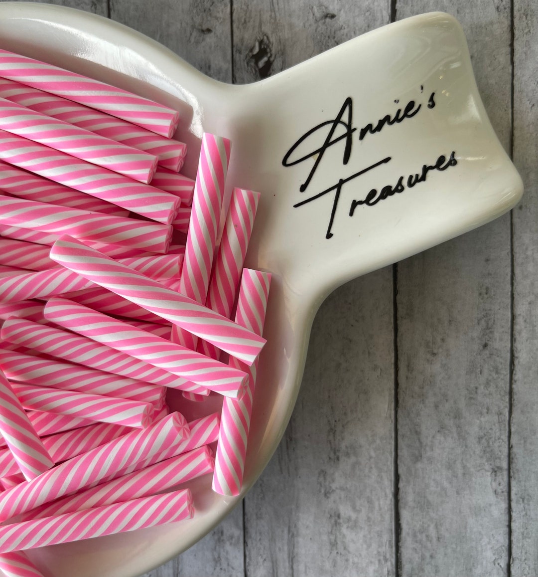 Fake Pink Peppermint Stick Candy Realistic Peppermint Stick Candy ...