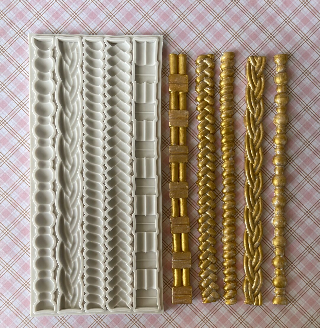 Border Silicone Mold | 5 Cavity Border Silicone Mokd - Etsy