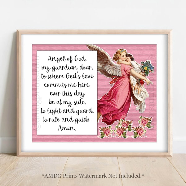 Angel of God Prayer - Etsy