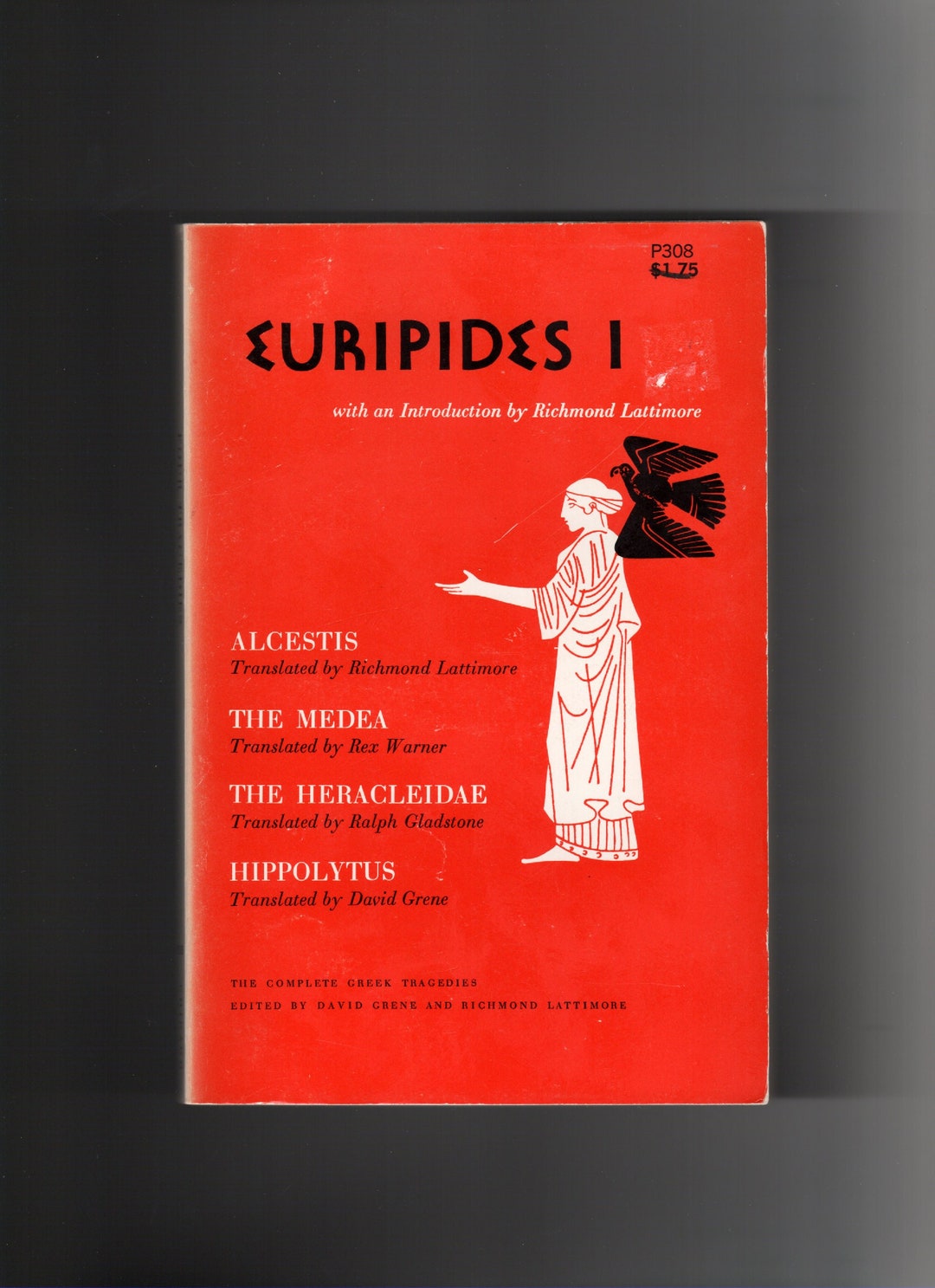 Vintage 1972 Plays and Tragedies of Euripides Paperback, University of ...