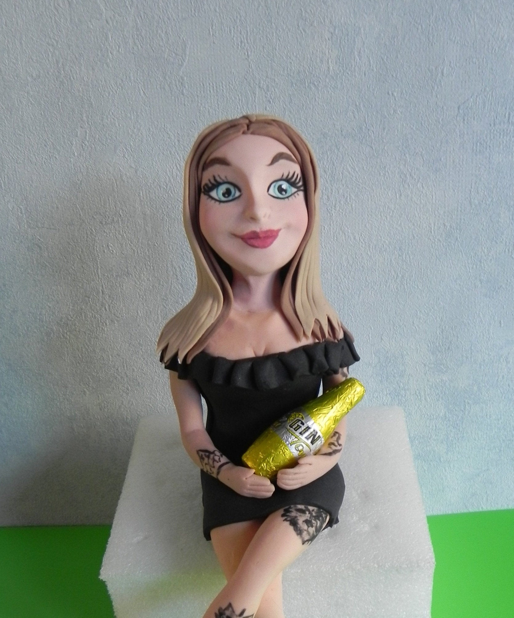 Woman cake topper personalised topper person topper | Etsy