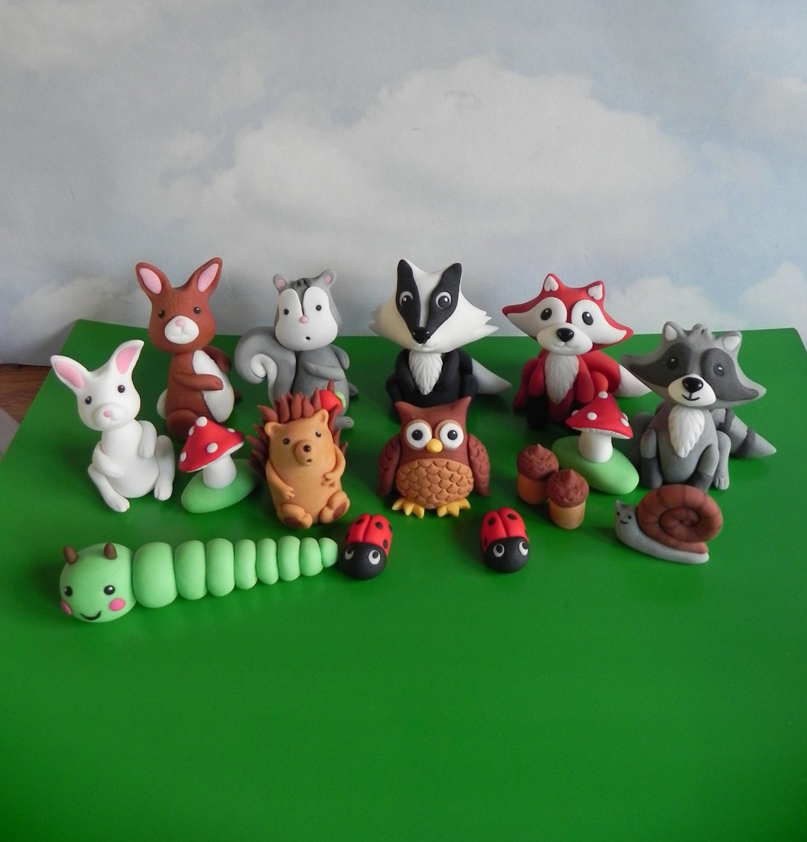 Woodland Animal Cake Toppers Fondant Toppers Cake Etsy woodland-animal-cake-toppers-fondant-toppers-cake-etsy