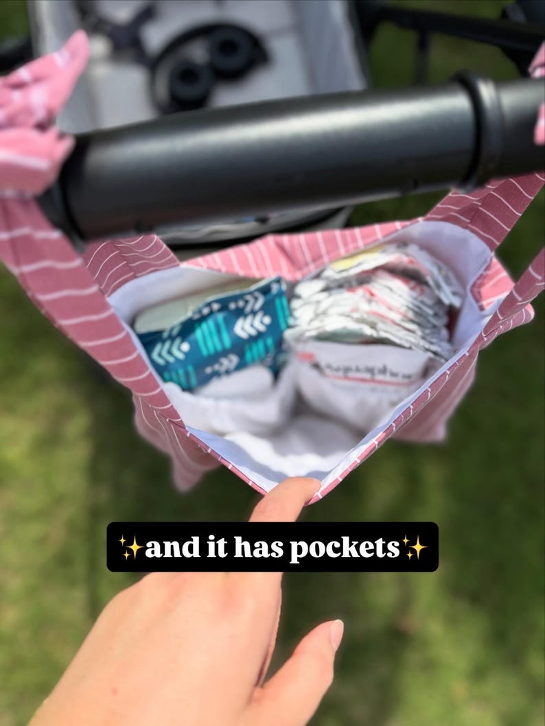 Stroller Caddy Tote Sewing Pattern, Printable and A0 Pattern, DIY Baby ...