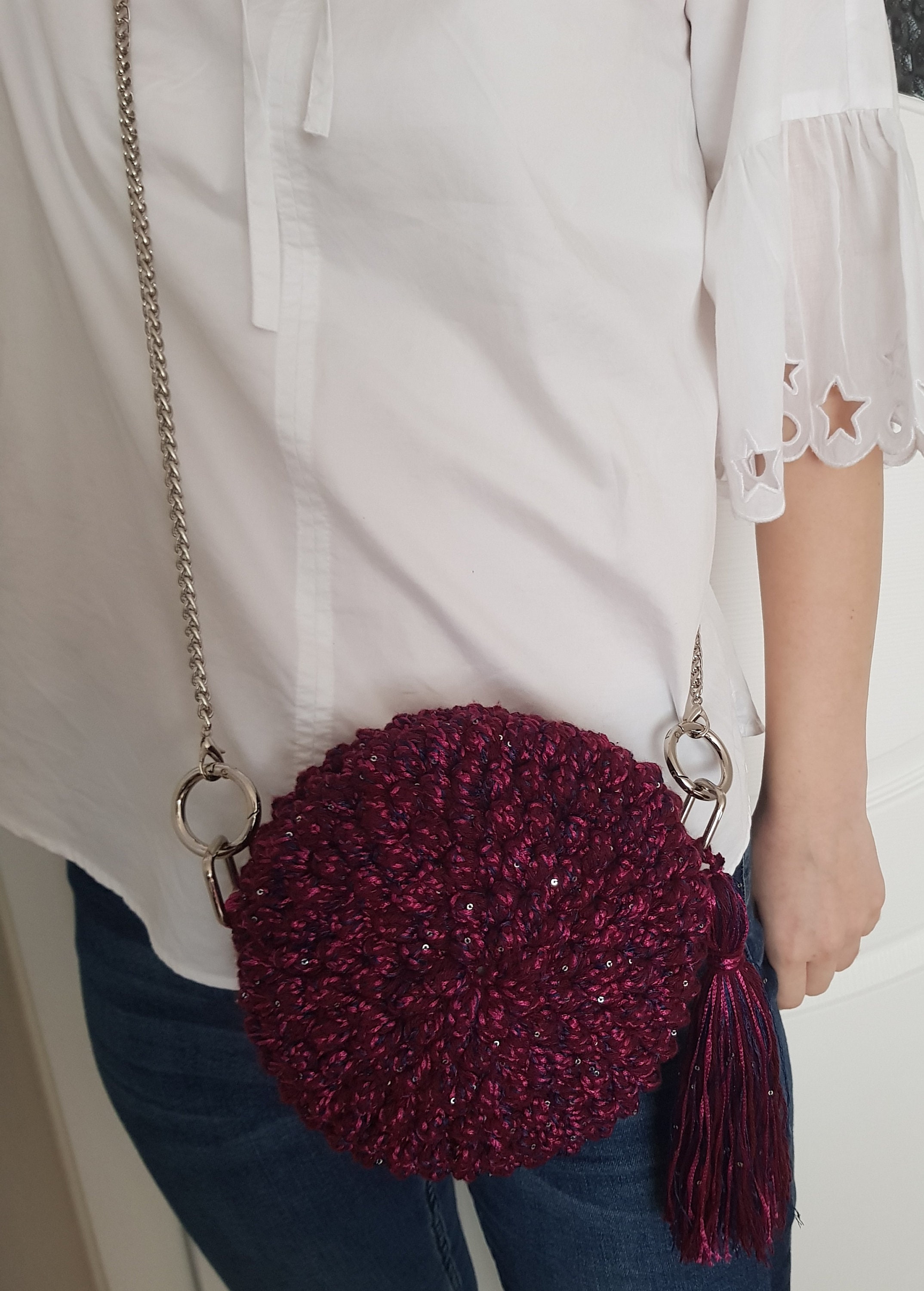 Crochet Macaron Bag - Etsy