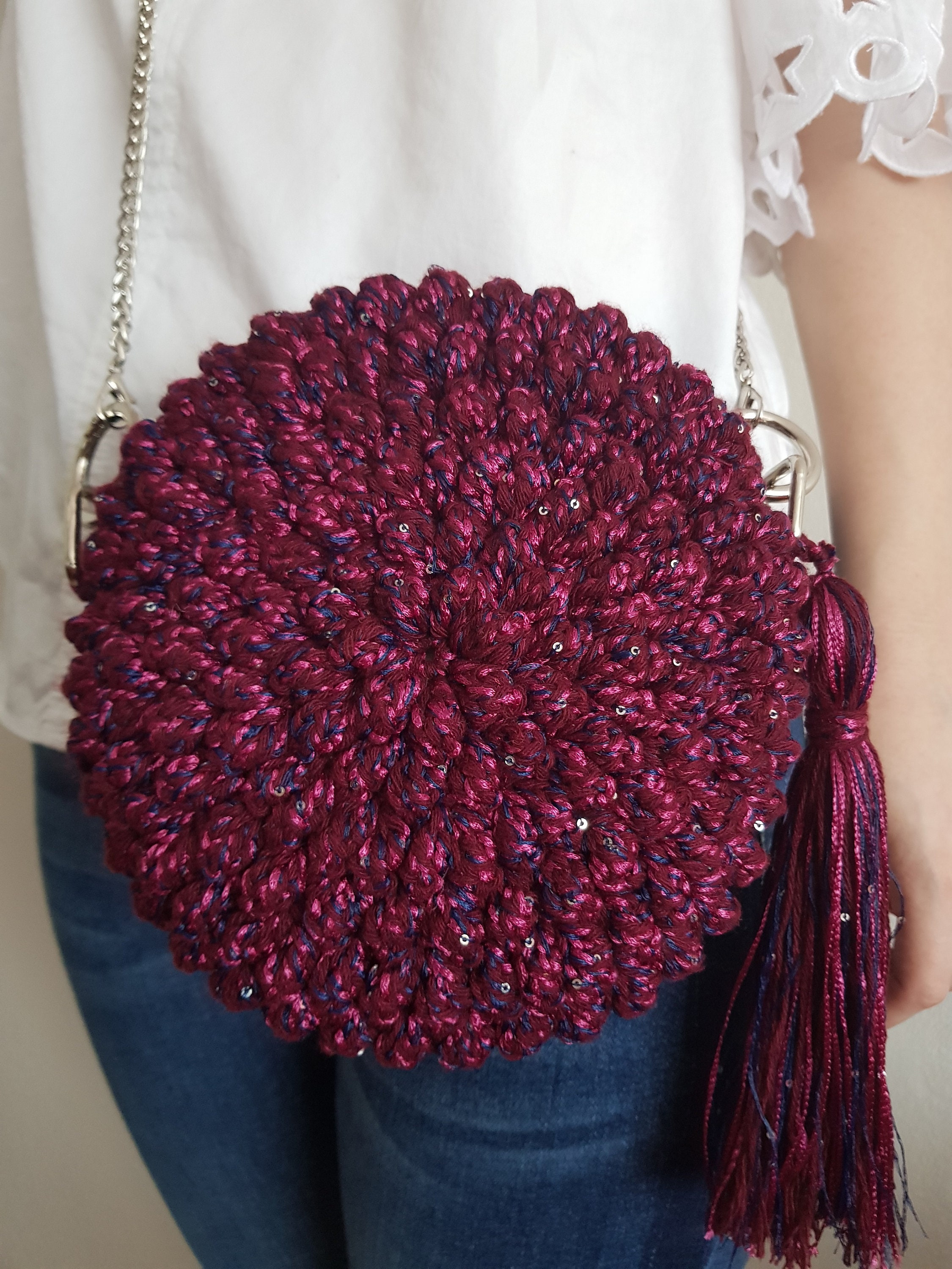 Crochet Macaron Bag - Etsy