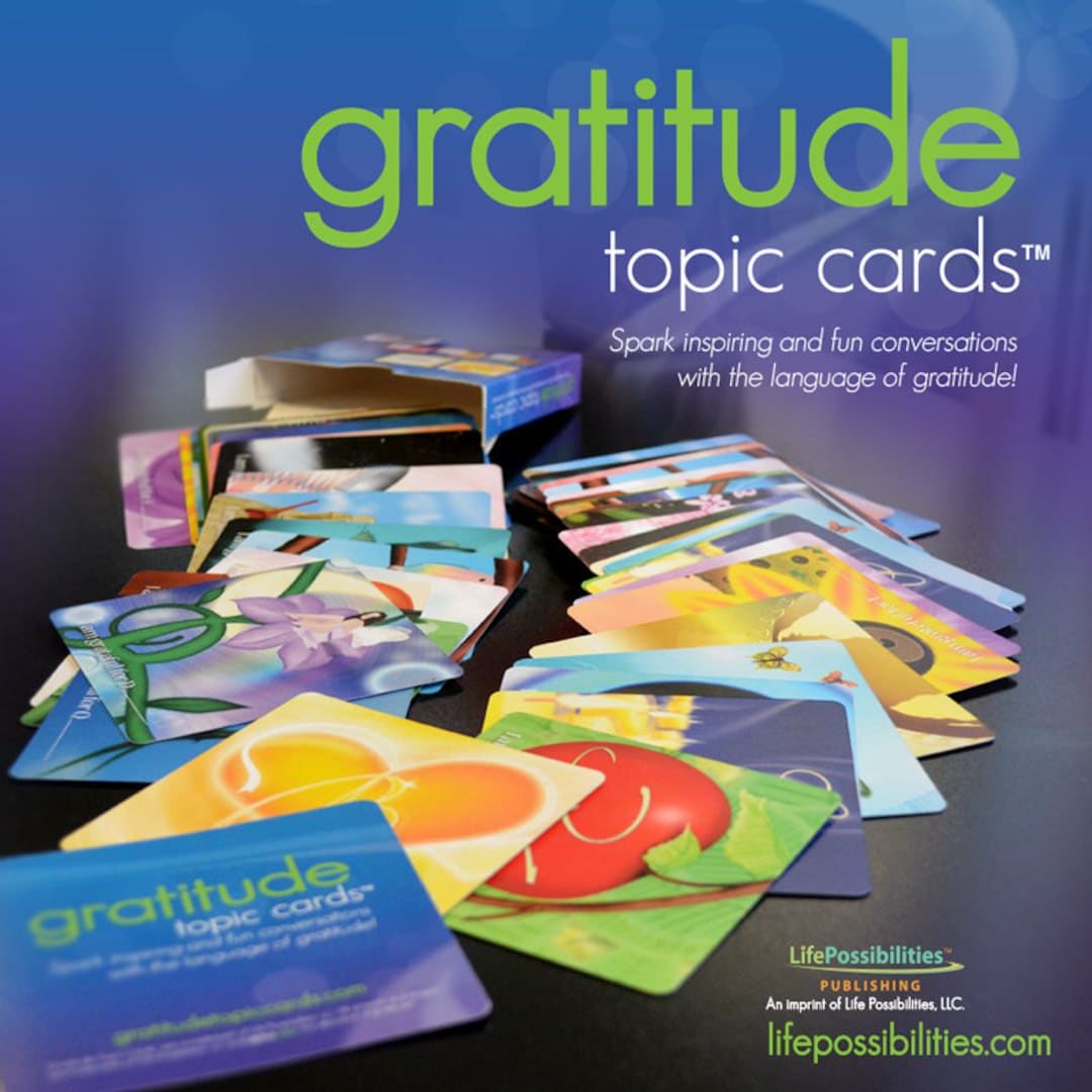 Gratitude Topic Cards™ - Etsy