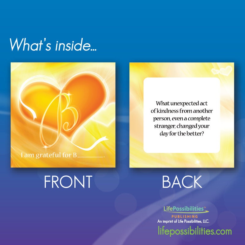 Gratitude Topic Cards™ - Etsy