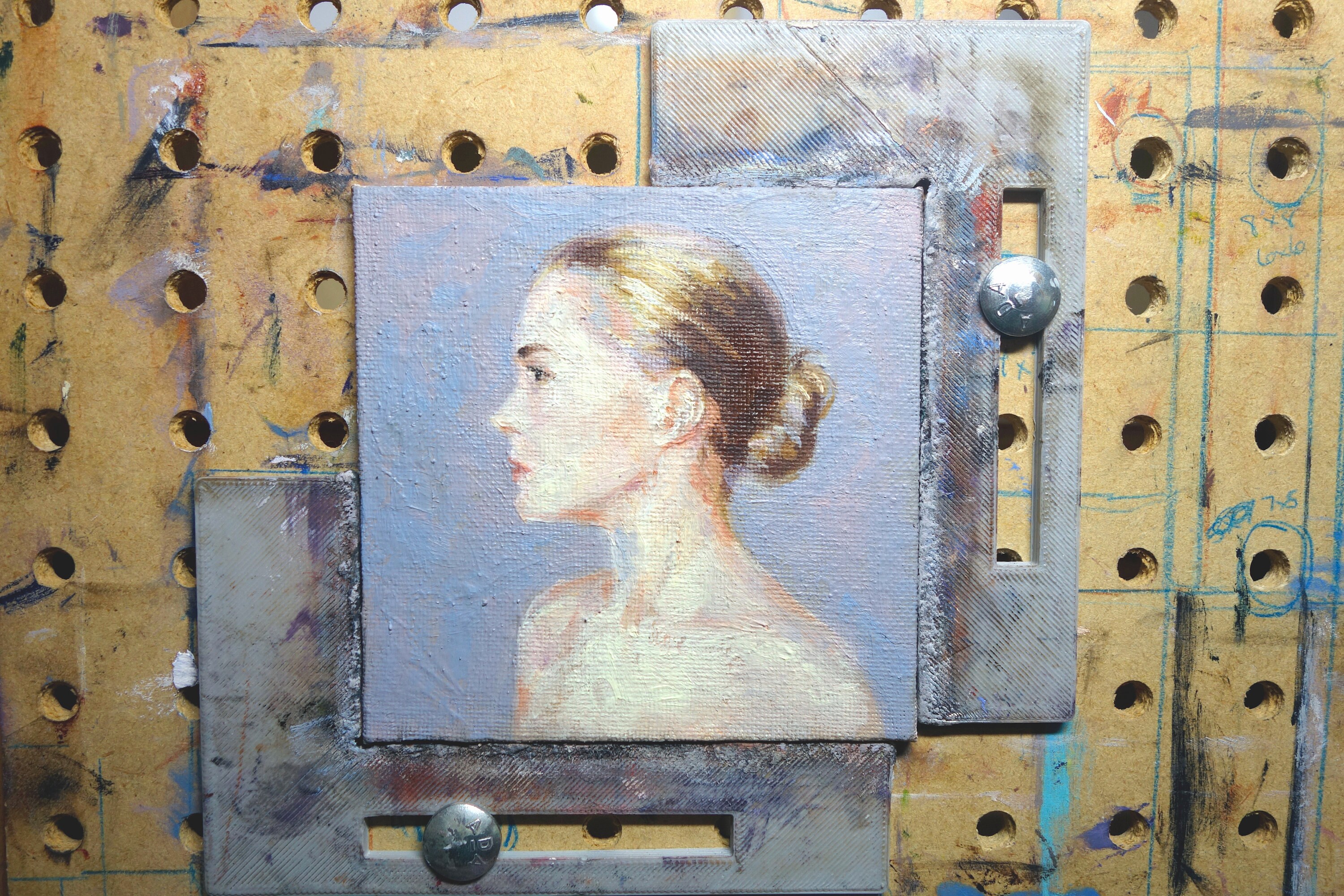 Artist Easel Brackets for Canvas/linen Panels (5x3) - Etsy