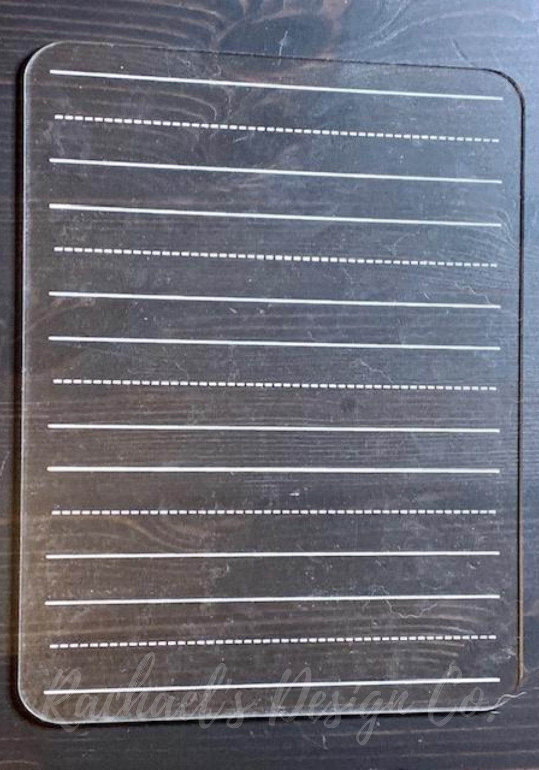 Single Tracing Board With Practice Lines - Etsy