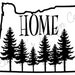 Oregon Home With Trees Png, Svg, Dxf, Pdf, Cut Image, Cricut, INSTANT ...