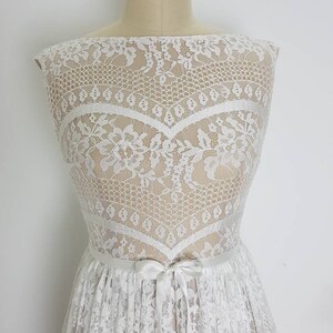 Classic Boat Neck Wedding Dress Lace Wedding Dress Boho | Etsy