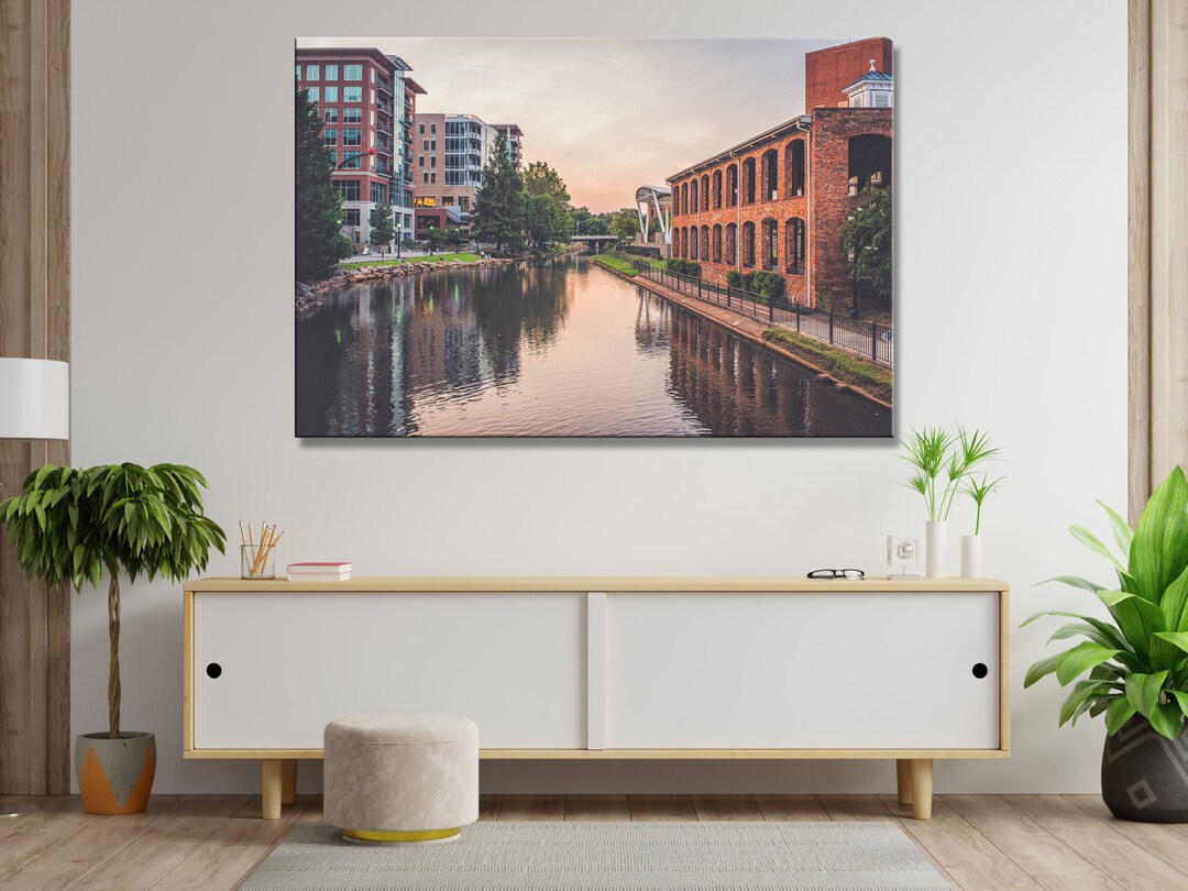Greenville SC Wall Art, Greenville SC Canvas Print, Greenville SC Gift ...