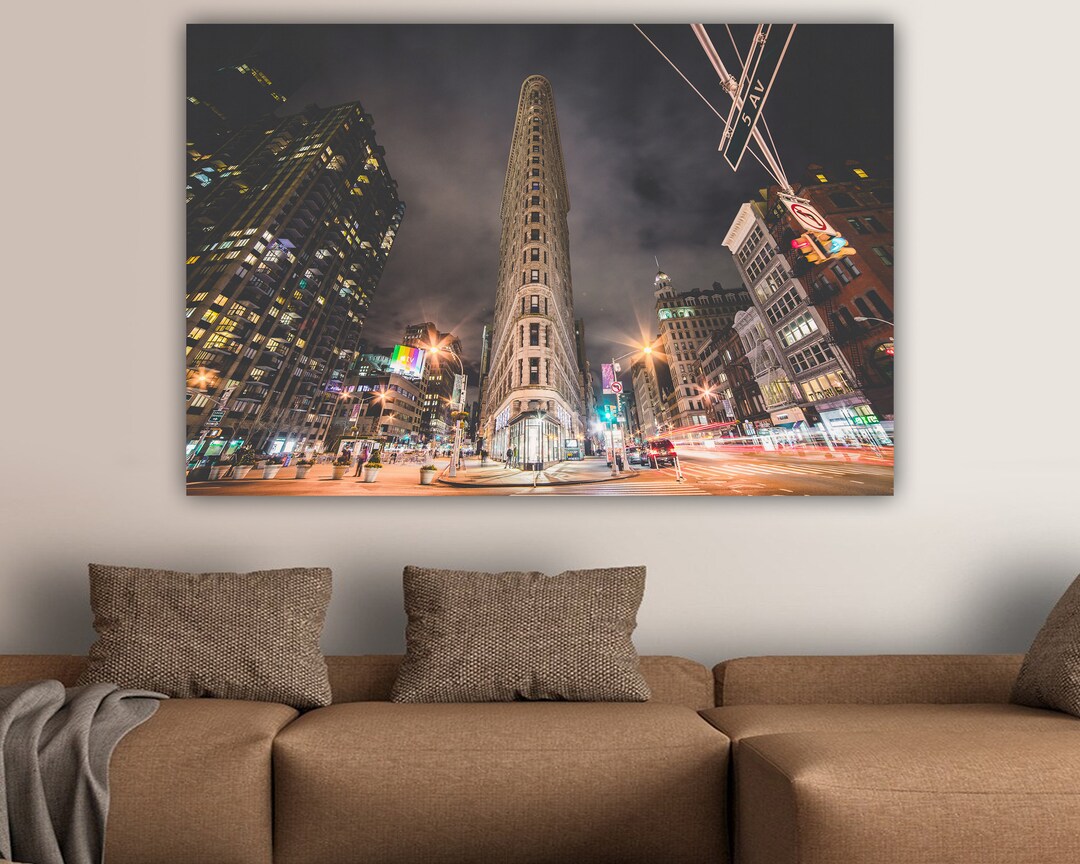 NYC Wall Art, Flat Iron Building Photo Print, New York City Art, Home ...