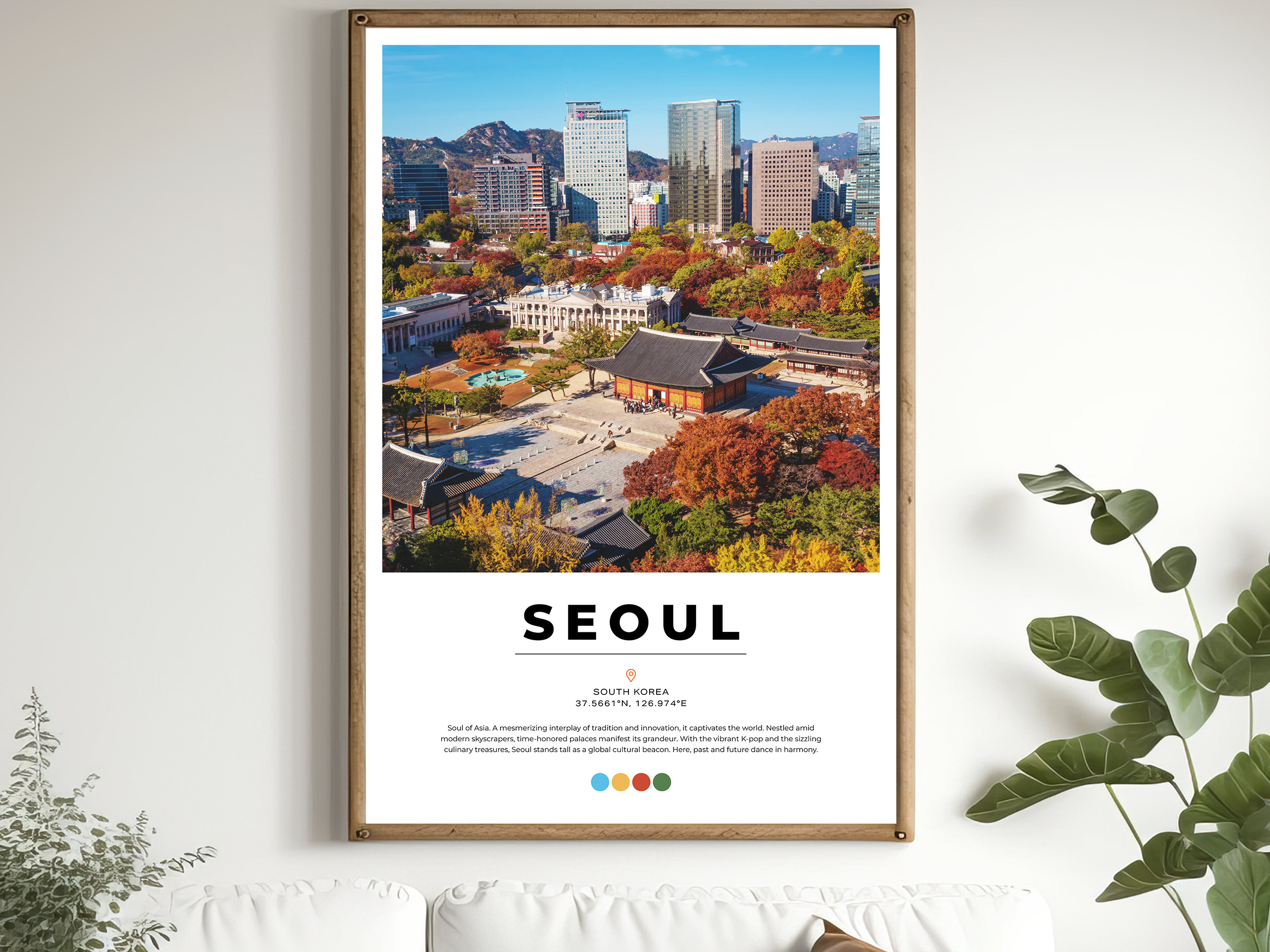 Seoul Korea Wall Art Seoul Korea Poster Korea Palace Print - Etsy Australia