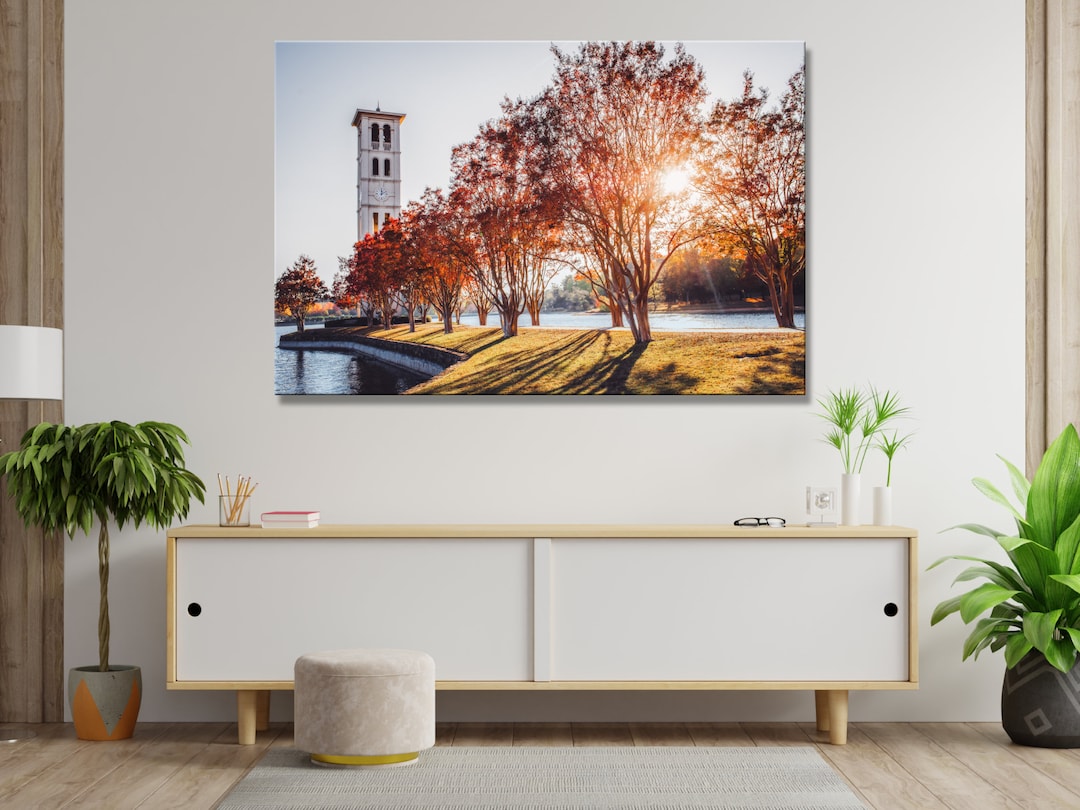 Furman University Art, Greenville SC Canvas Print, Furman Gift, Furman ...