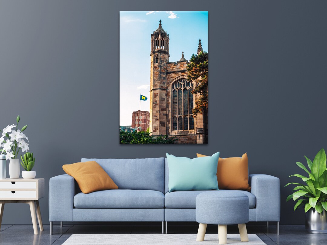 U Mich Ann Arbor Art, University of Michigan Print, Michigan Wall Art ...