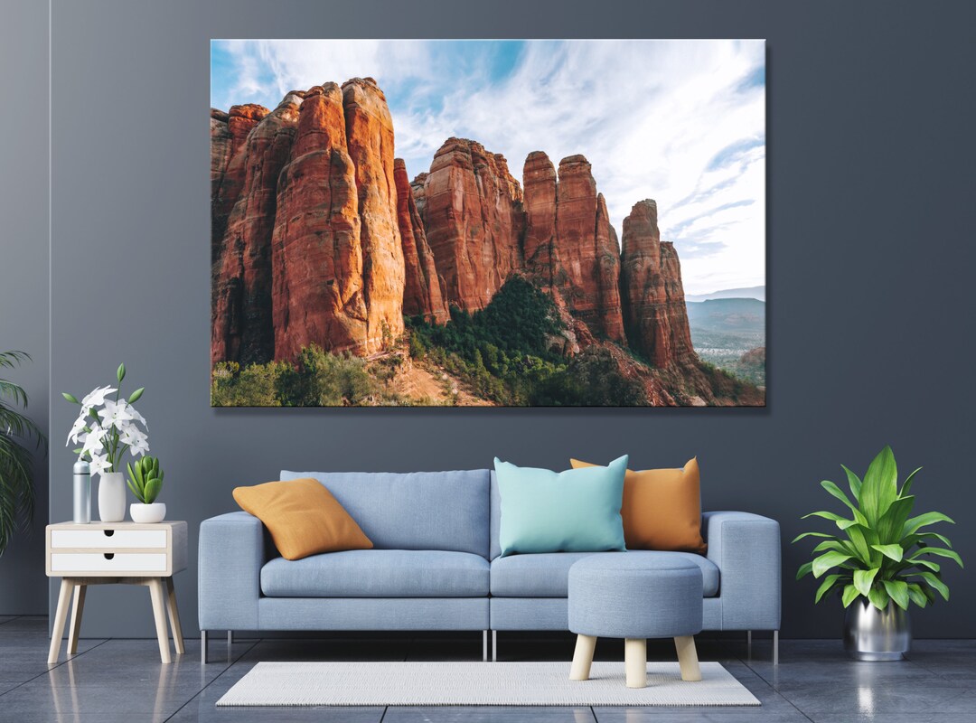 Sedona Arizona Print, Sedona Wall Art, Sedona AZ Poster, Canvas Print ...