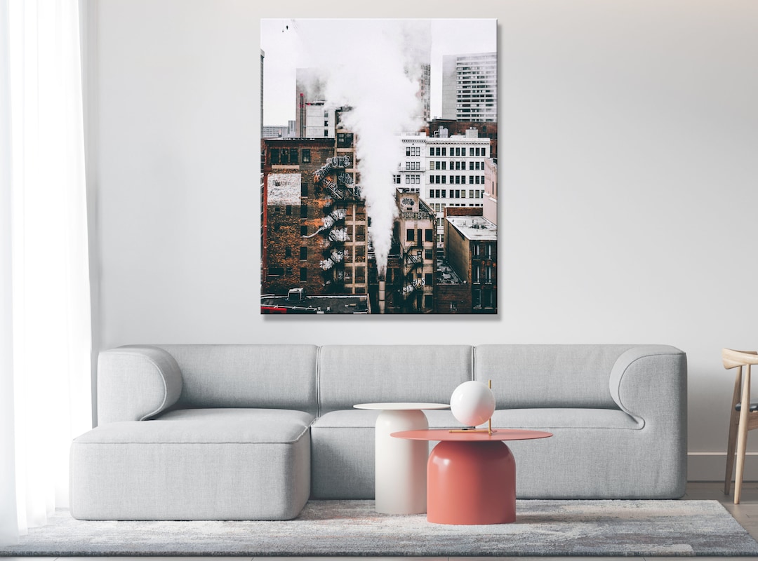 Detroit MI Wall Art, Detroit Vintage Print Art, Detroit Gift, Michigan ...