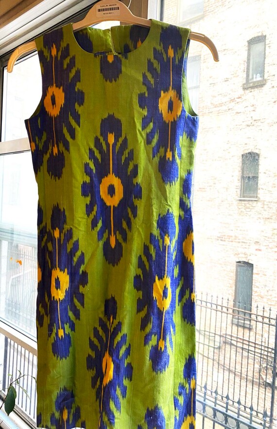 Uzbek Adras Ikat Designer Dress XS | Etsy