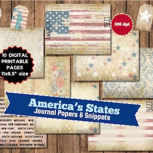 America's 50 States Journal Papers and Snippets - America Dictionary ...
