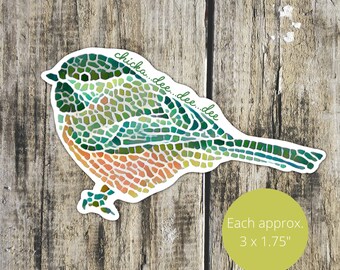 Chickadee Sticker - Etsy