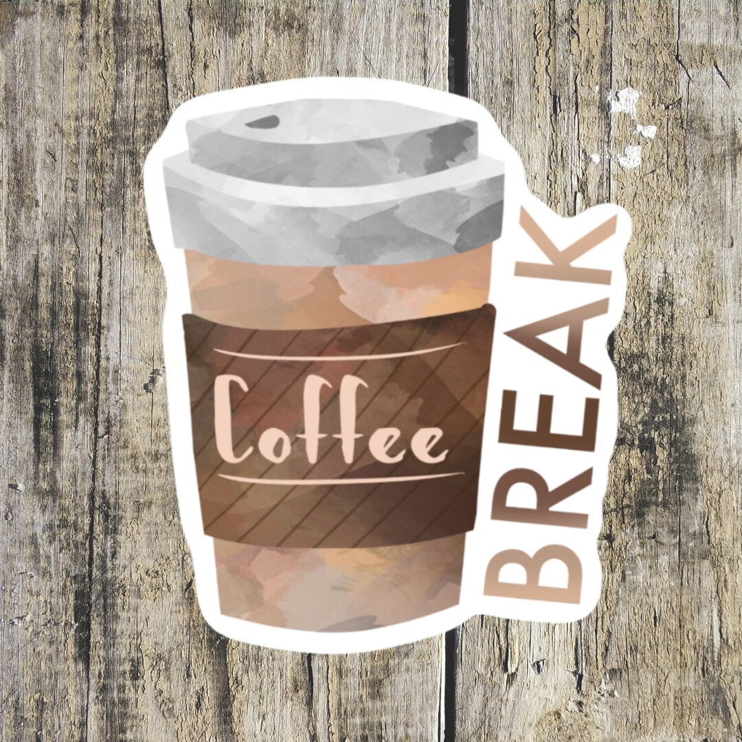 Coffee Sticker, Die Cut Sticker, Funny Sticker, Coffee Lover Sticker ...