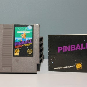 Vintage 1985 Nintendo NES Action Series Pinball Video Game With ...