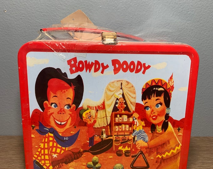 Vintage Howdy Doody Collectible Metal Lunch Box - Etsy