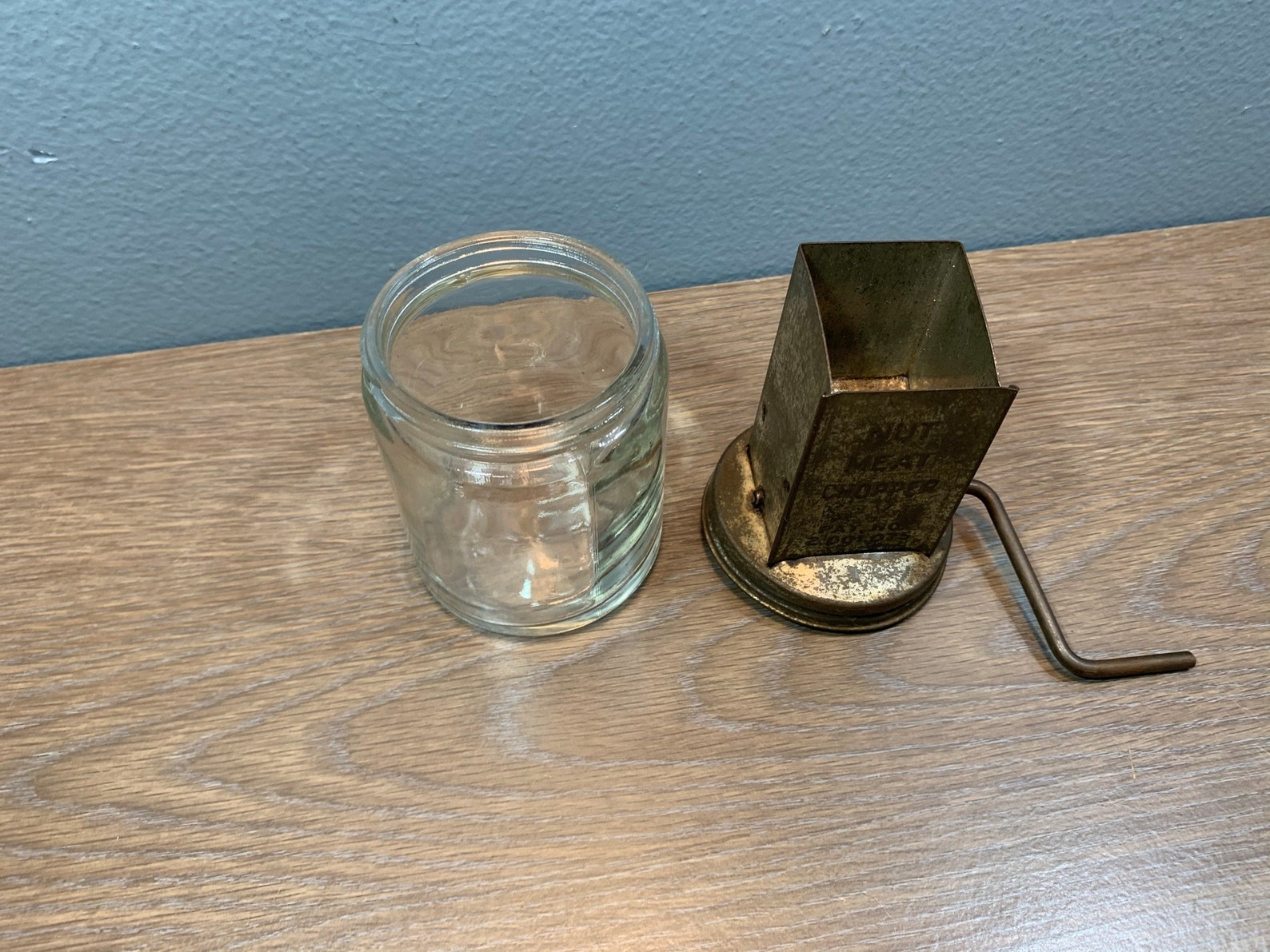 Vintage Mid-century Nut and Meat Chopper Jar Pat. No. 2 001 75 - Etsy