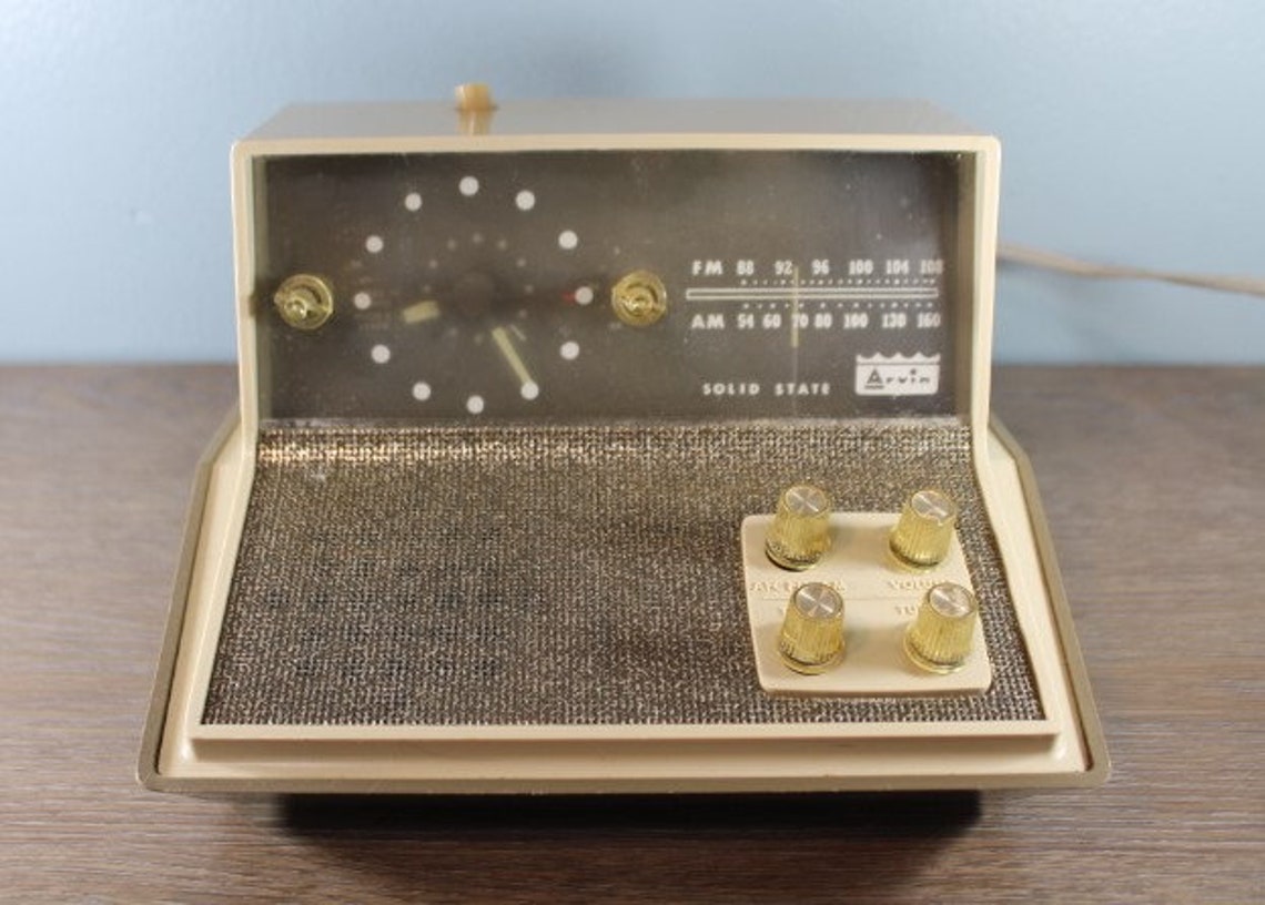 Rare Vintage Mid-Century Modern Arvin Solid State Analog Alarm | Etsy
