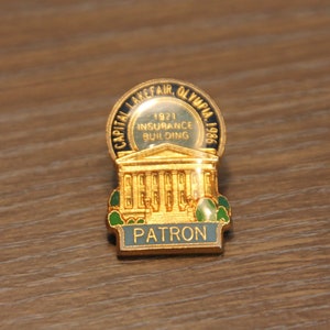 Vintage 1986 Capital Lakefair Olympia Patron Insurance Building 1921 ...