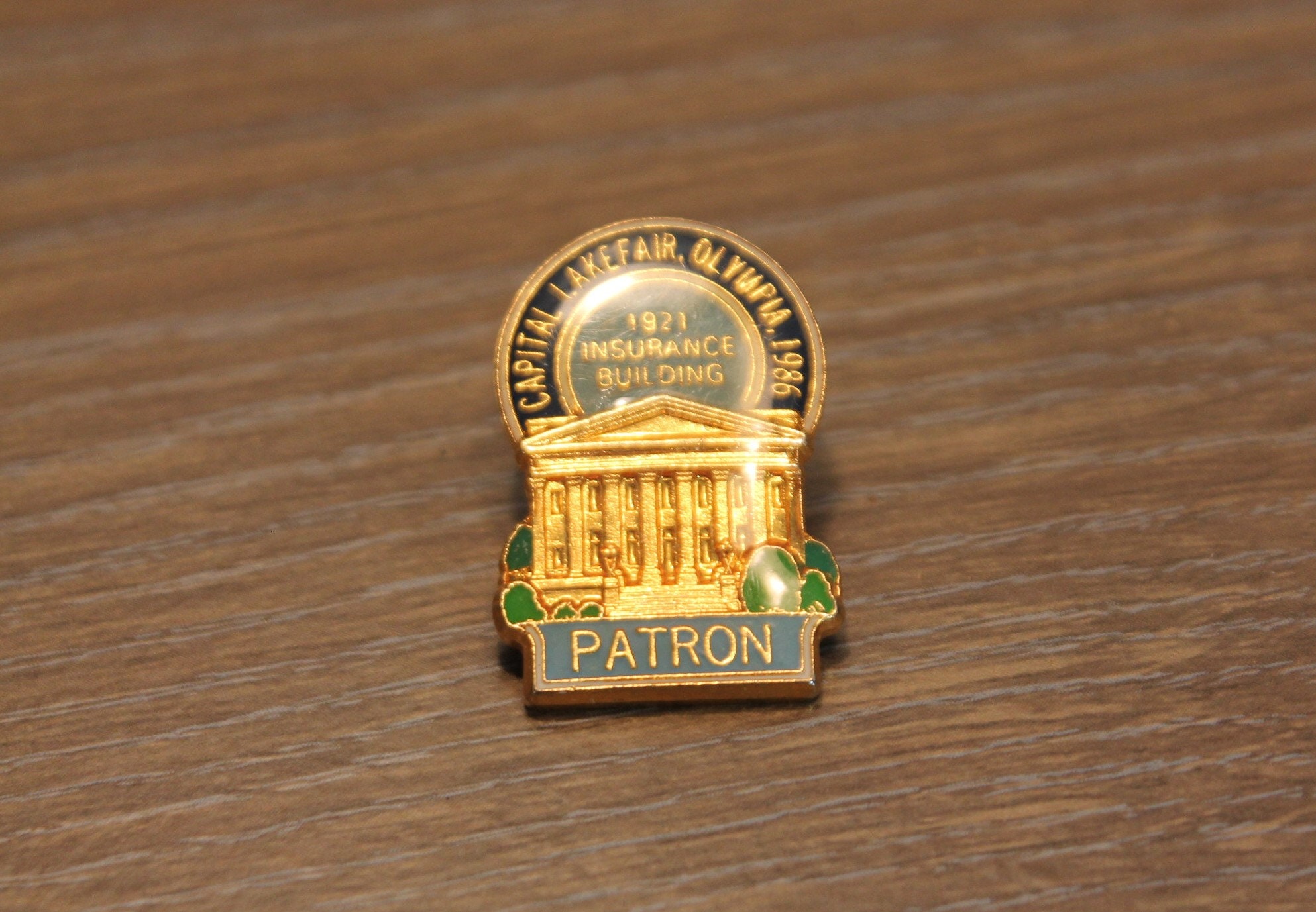 Vintage 1986 Capital Lakefair Olympia Patron Insurance Building 1921 ...