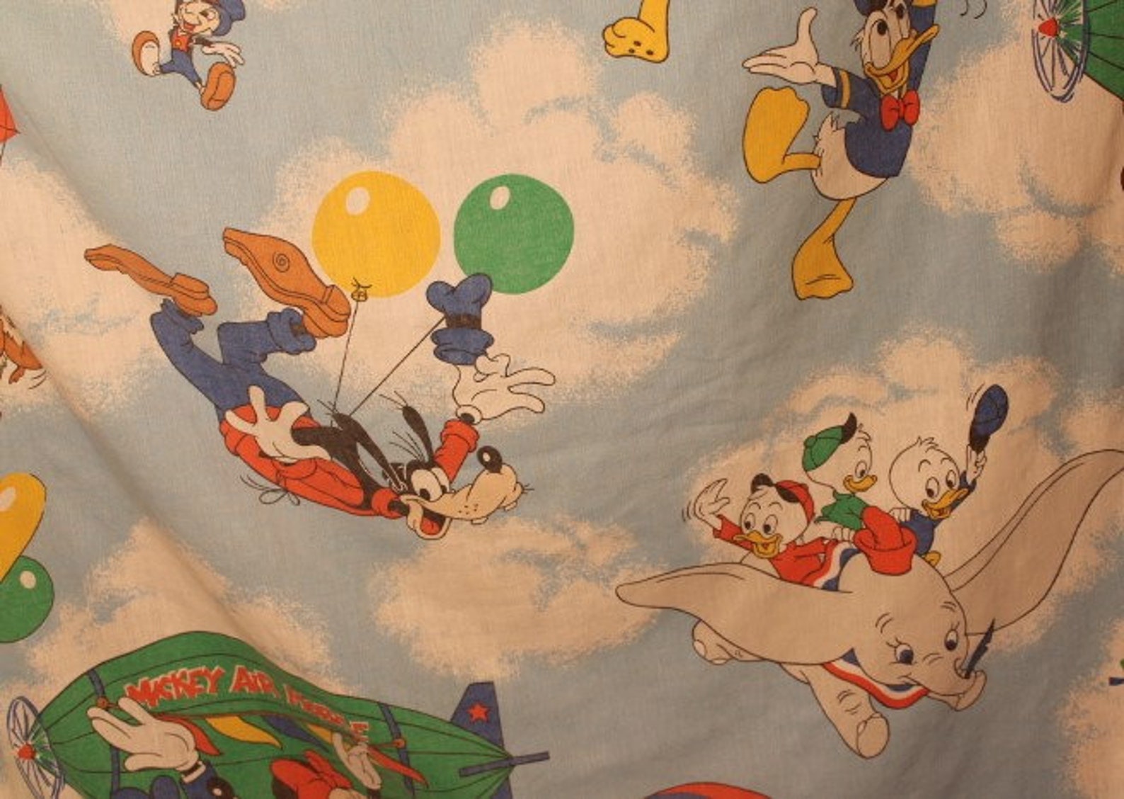 Vintage 1980s Disney Mickey and Minnie Mouse Air Mobile Blimp - Etsy