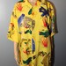 Vintage 1960s-1970s Koman Sport Vibrant Illustrated Yellow Koi Fish in ...