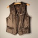 Vintage 1980s Black Yamaha Maxin Wear Leather Motorcycle Vest Women’s ...