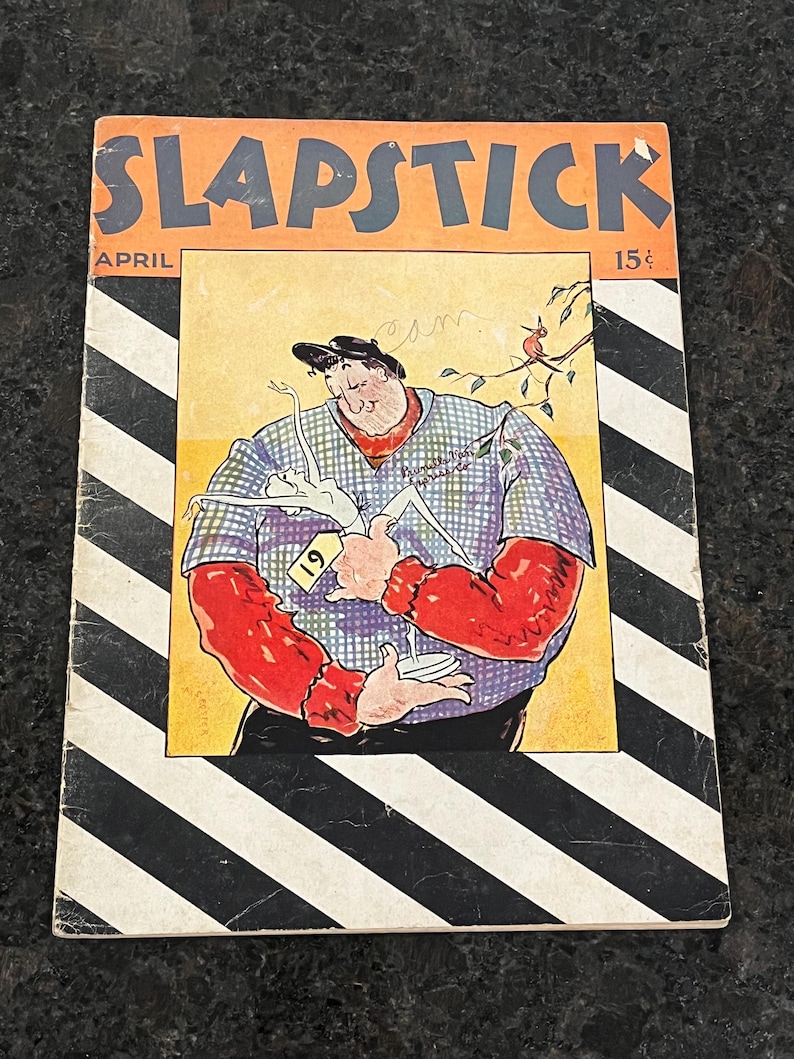 Vintage April 1932 Slapstick Magazine - Etsy