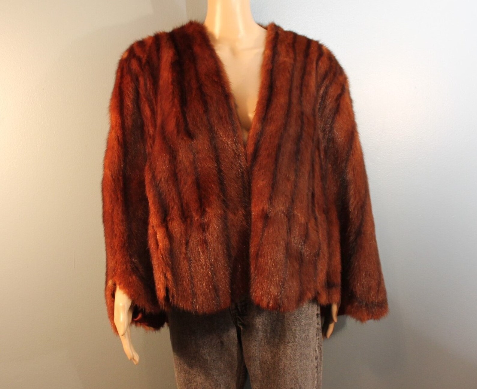 Vintage 1940's Layne Brant Handmade Brown Mink Fur Shawl - Etsy
