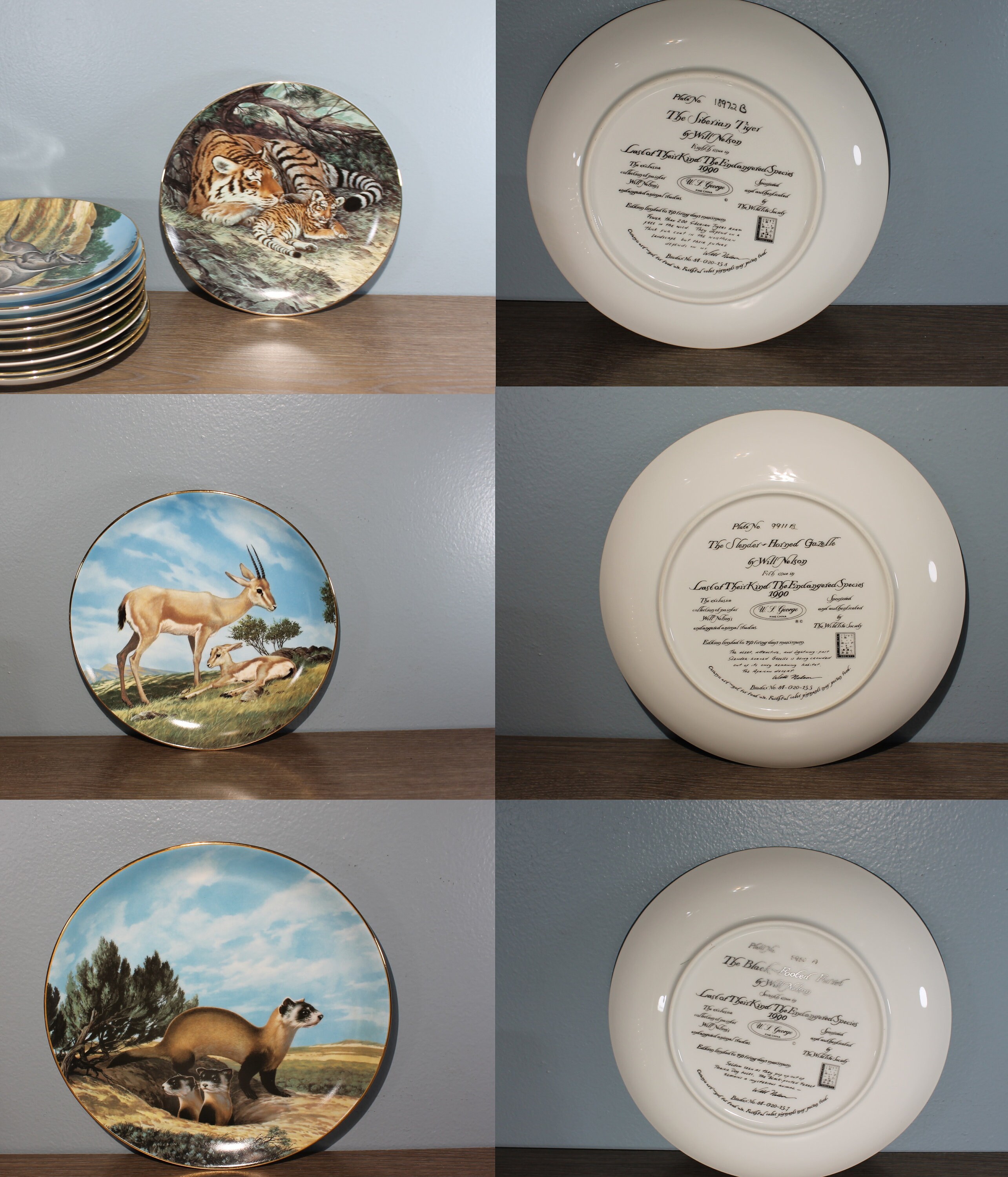 Vintage 1980's-1990's Set of 10 Will Nelson Last of | Etsy