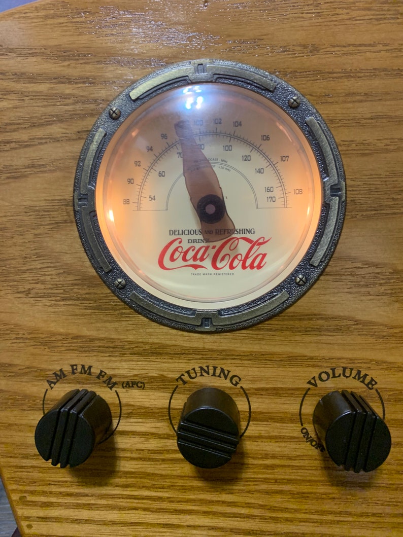 Vintage 1990s Coca-cola Antique Style AM/FM Radio Featuring - Etsy