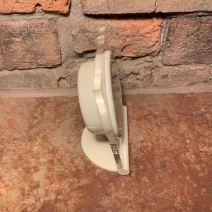 Vintage 1980s Picco Quartz Clear and White Tabletop Analog Alarm Clock ...