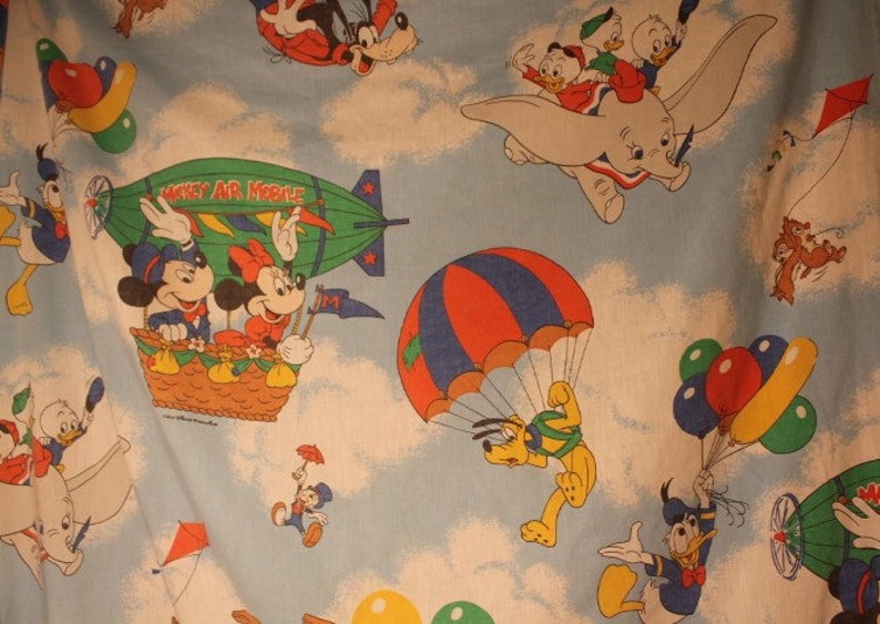 Vintage 1980s Disney Mickey and Minnie Mouse Air Mobile Blimp - Etsy
