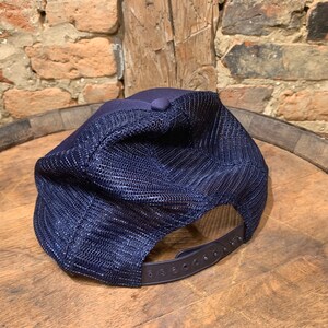 Vintage 1970s St Maarten Navy Blue and Gold Embroidered Snapback Hat - Etsy