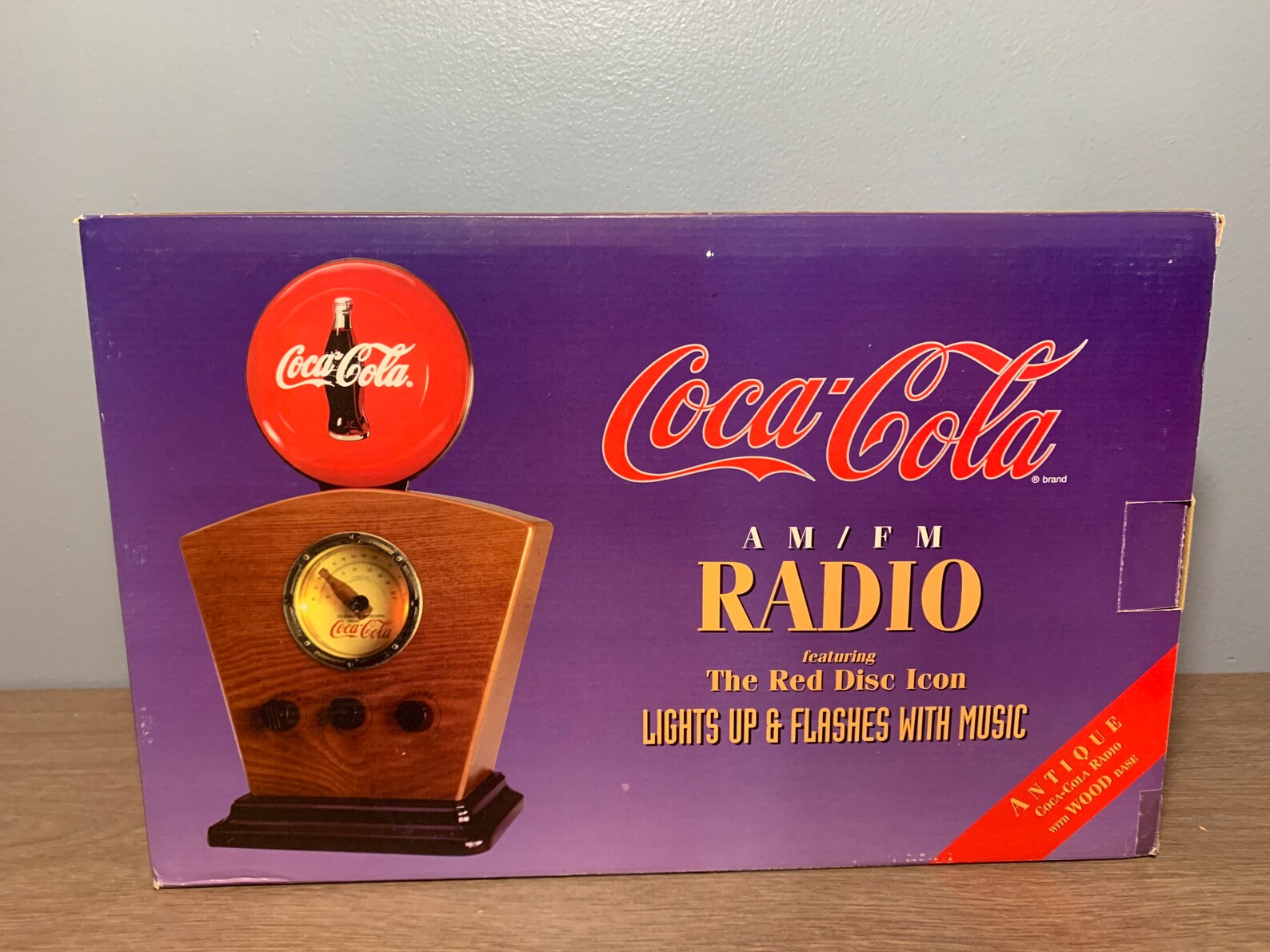 Vintage 1990s Coca-cola Antique Style AM/FM Radio Featuring - Etsy