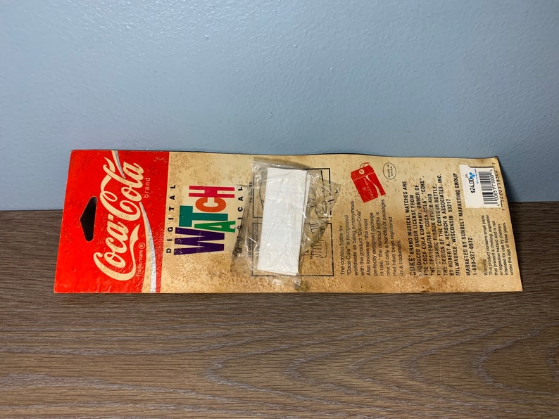 Vintage 1990s Collectible Coca-cola Digital Musical Watch New | Etsy