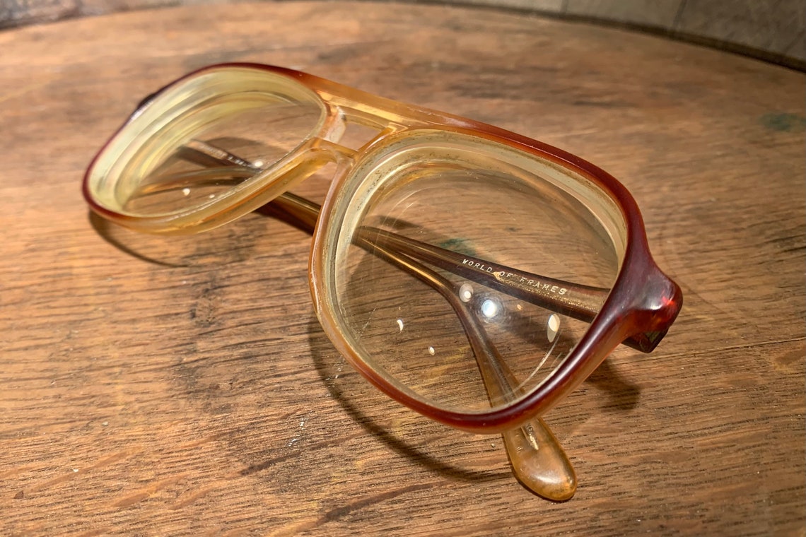 Vintage World Frames Syracuse Amber Ombré Prescription Eyeglasses - Etsy