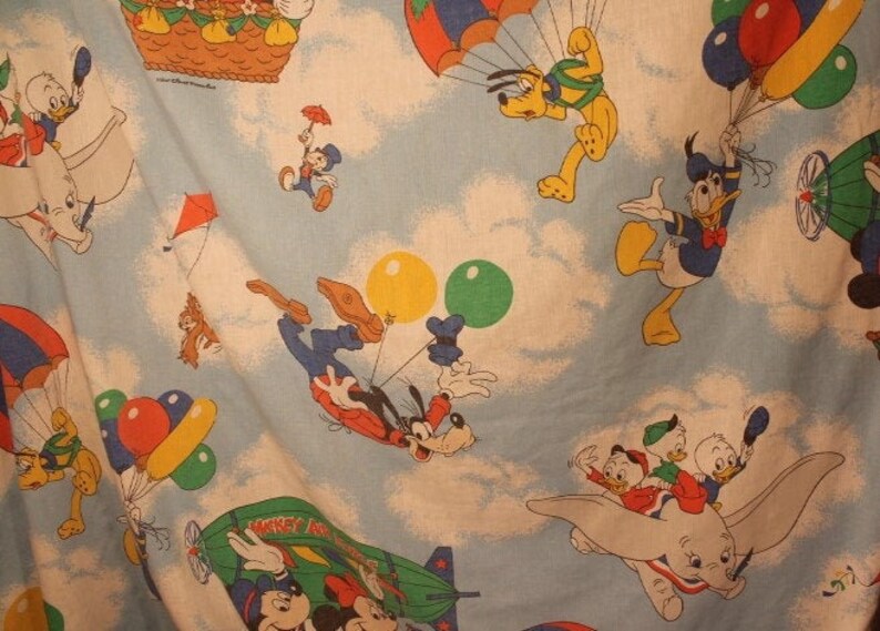 Vintage 1980s Disney Mickey and Minnie Mouse Air Mobile Blimp - Etsy